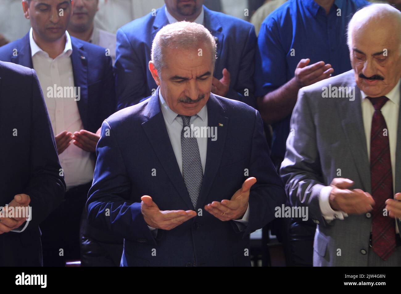 Salfit, Palestine. 03rd Sep, 2022. Palestinian Prime Minister Muhammad ...