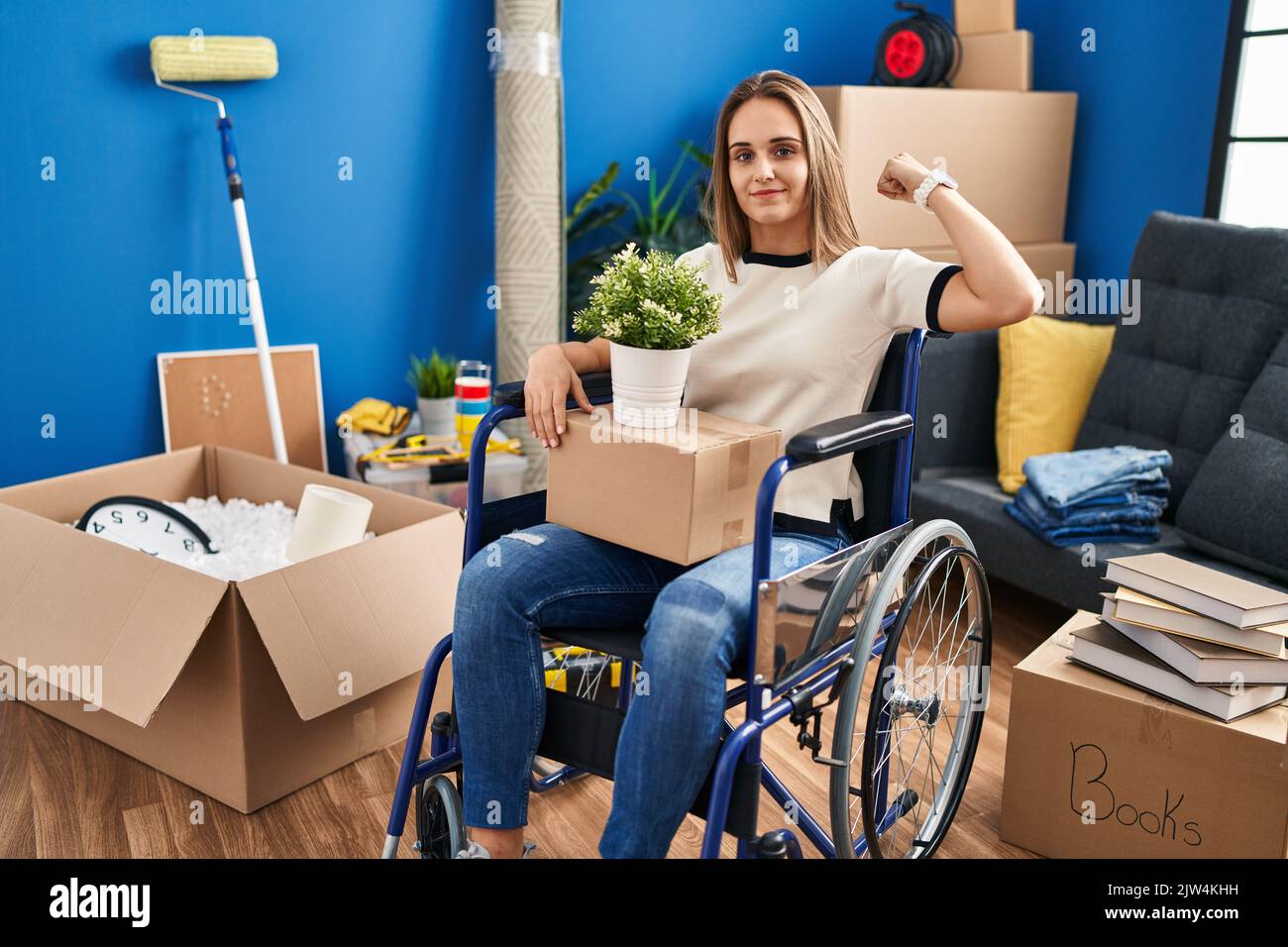 Female bodybuilder wheelchair hi-res stock photography and images - Alamy