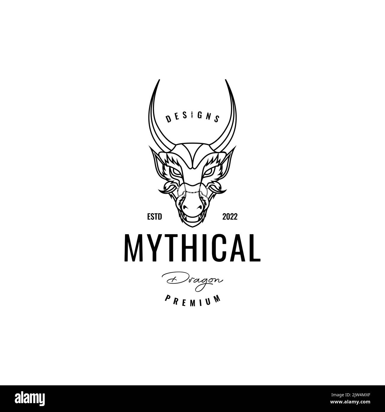 Mythical beast design Cut Out Stock Images & Pictures - Alamy