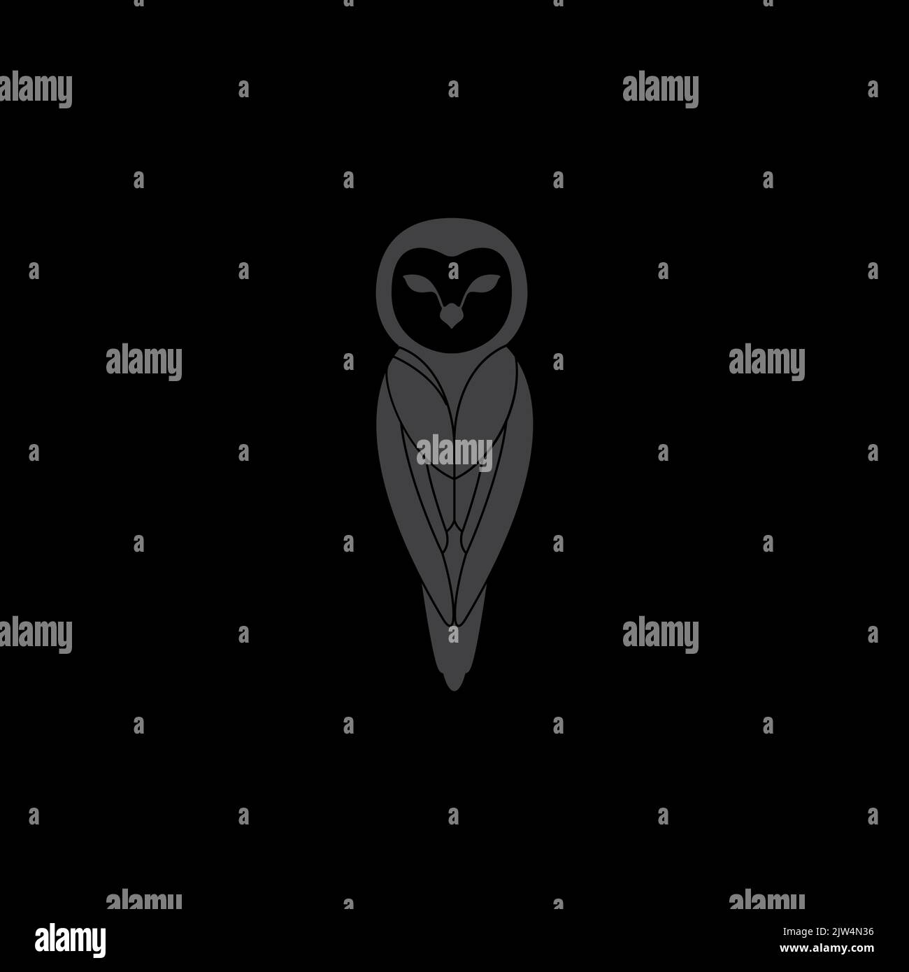 owl rotating head logo design Stock Vector Image & Art - Alamy