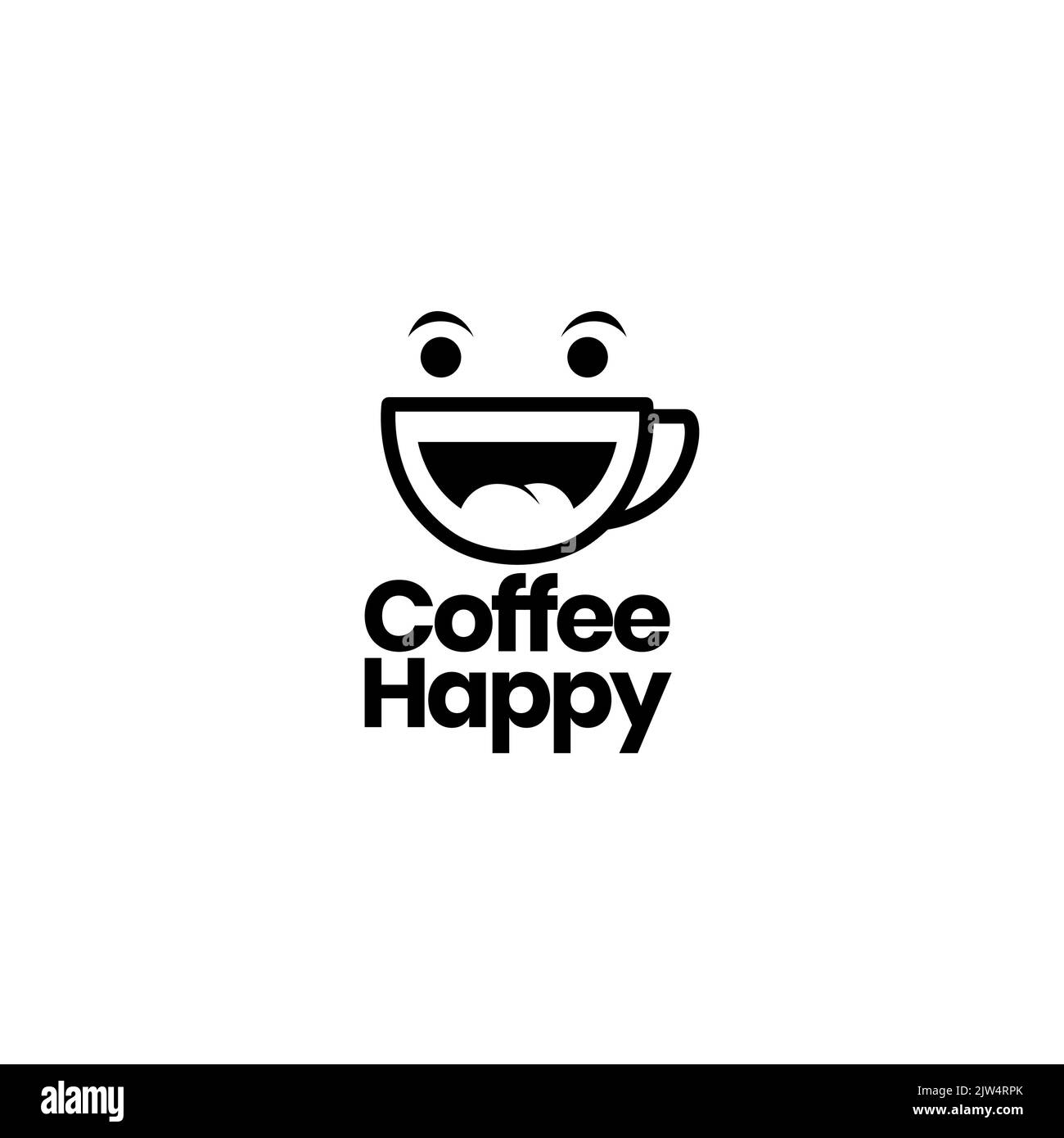 Coffee cup emoji Black and White Stock Photos & Images - Alamy