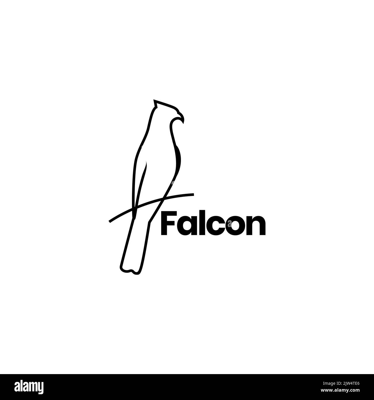 Bird birds falcon raptor Stock Vector Images - Alamy