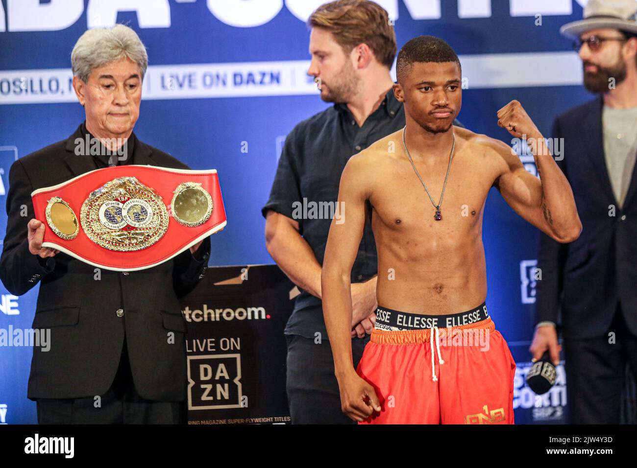 HERMOSILLO, MEXICO - SEPTEMBER 02: Sivenathi 'Special One' Nontshinga ...