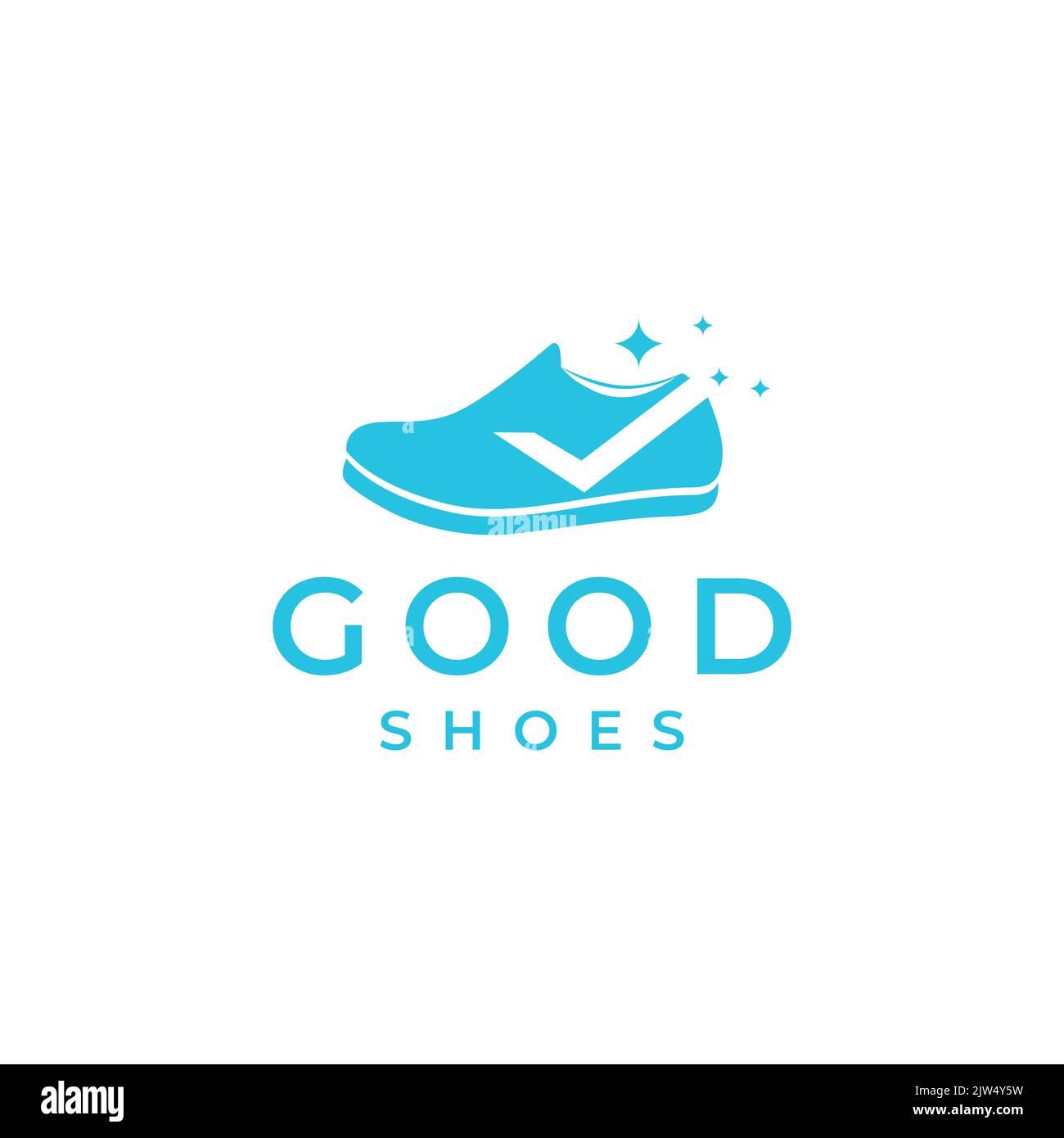 shoes cleaner service logo design Stock Vector Image & Art - Alamy
