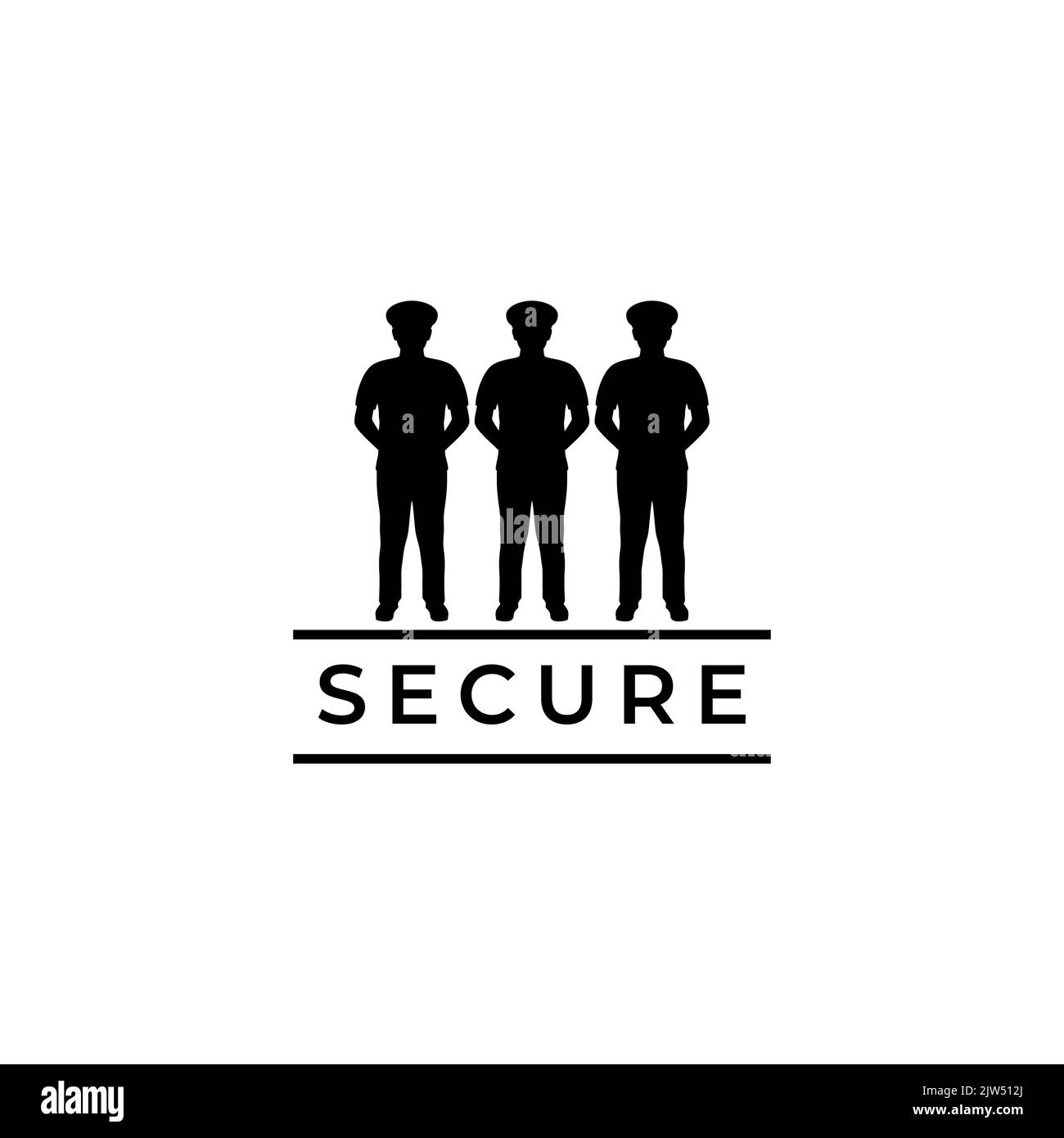 group security man logo design Stock Vector Image & Art - Alamy