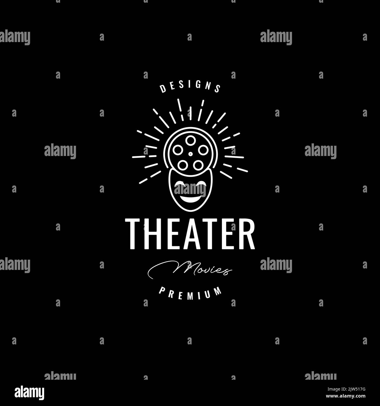 The mask movie logo hi-res stock photography and images - Alamy