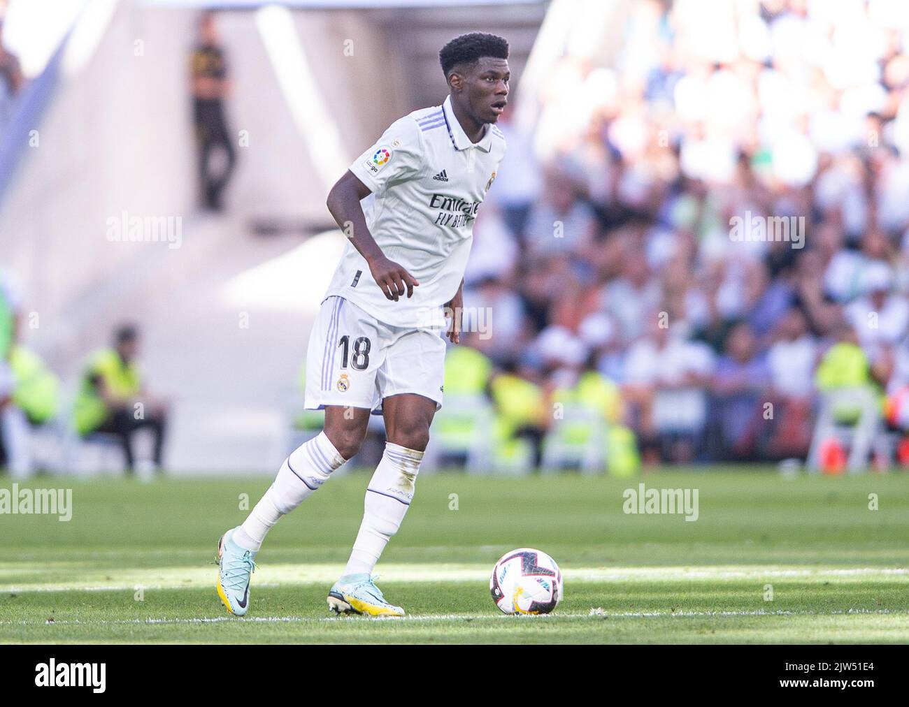 Stadium Santiago Bernabeu, Madrid, Spain. 3rd Sep, 2022. Men's La Liga ...
