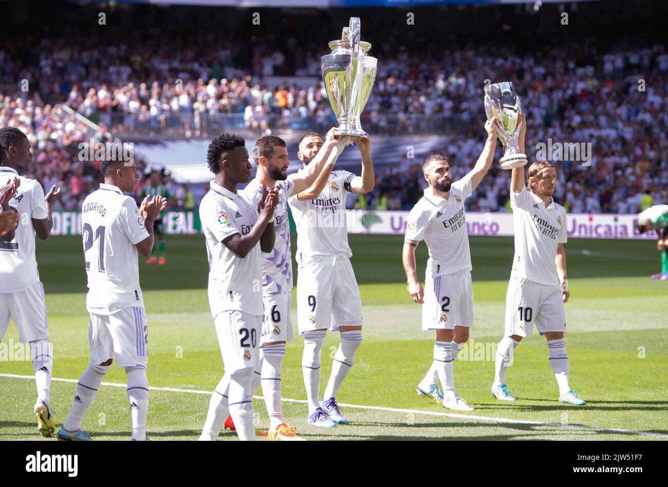 Stadium Santiago Bernabeu, Madrid, Spain. 3rd Sep, 2022. Men's La Liga ...