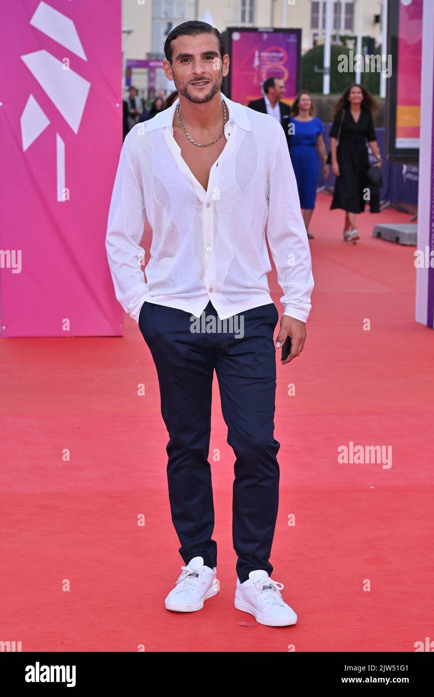 Sofiane Zermani attends the screening of Armageddon Time during the 48th Deauville American Film ...