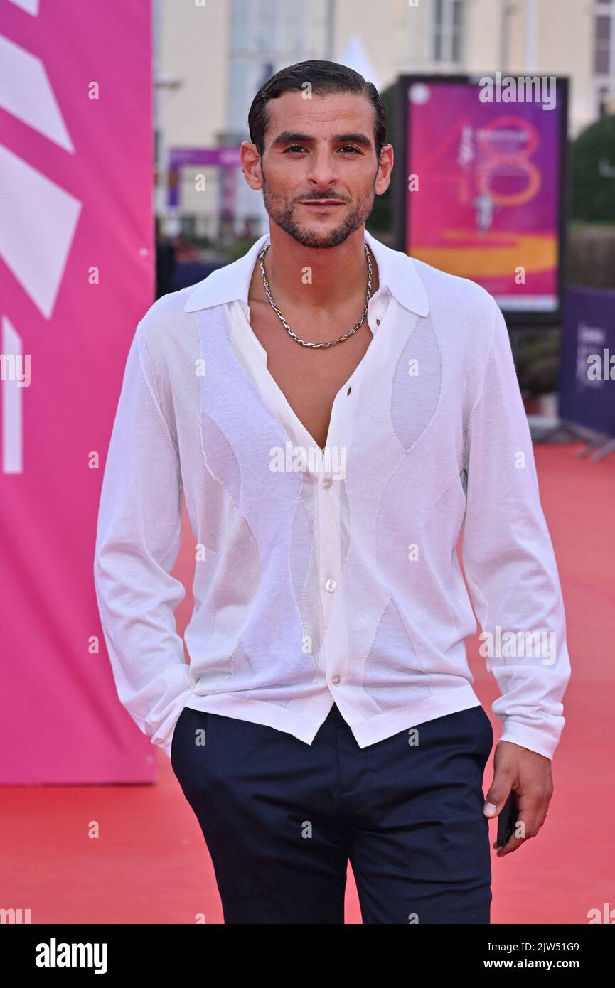 Sofiane Zermani attends the screening of Armageddon Time during the 48th Deauville American Film ...