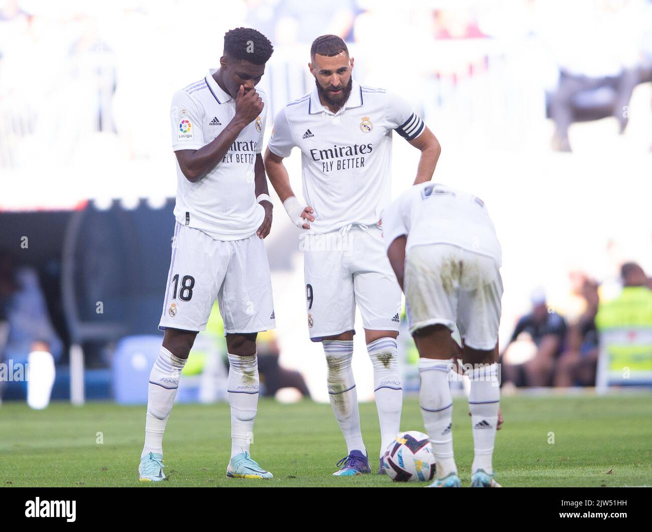 Stadium Santiago Bernabeu, Madrid, Spain. 3rd Sep, 2022. Men's La Liga ...