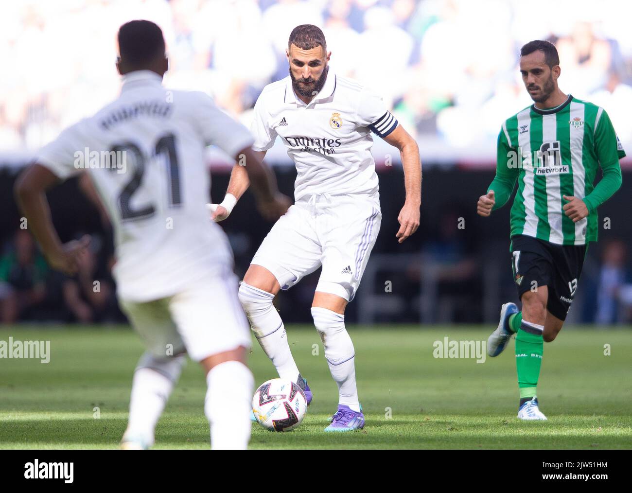 Stadium Santiago Bernabeu, Madrid, Spain. 3rd Sep, 2022. Men's La Liga ...