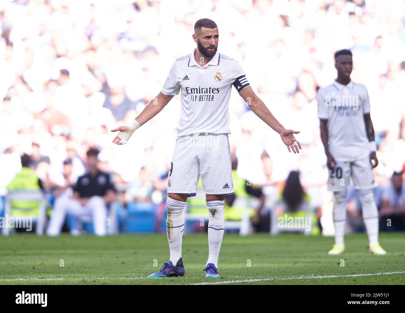 Stadium Santiago Bernabeu, Madrid, Spain. 3rd Sep, 2022. Men's La Liga ...