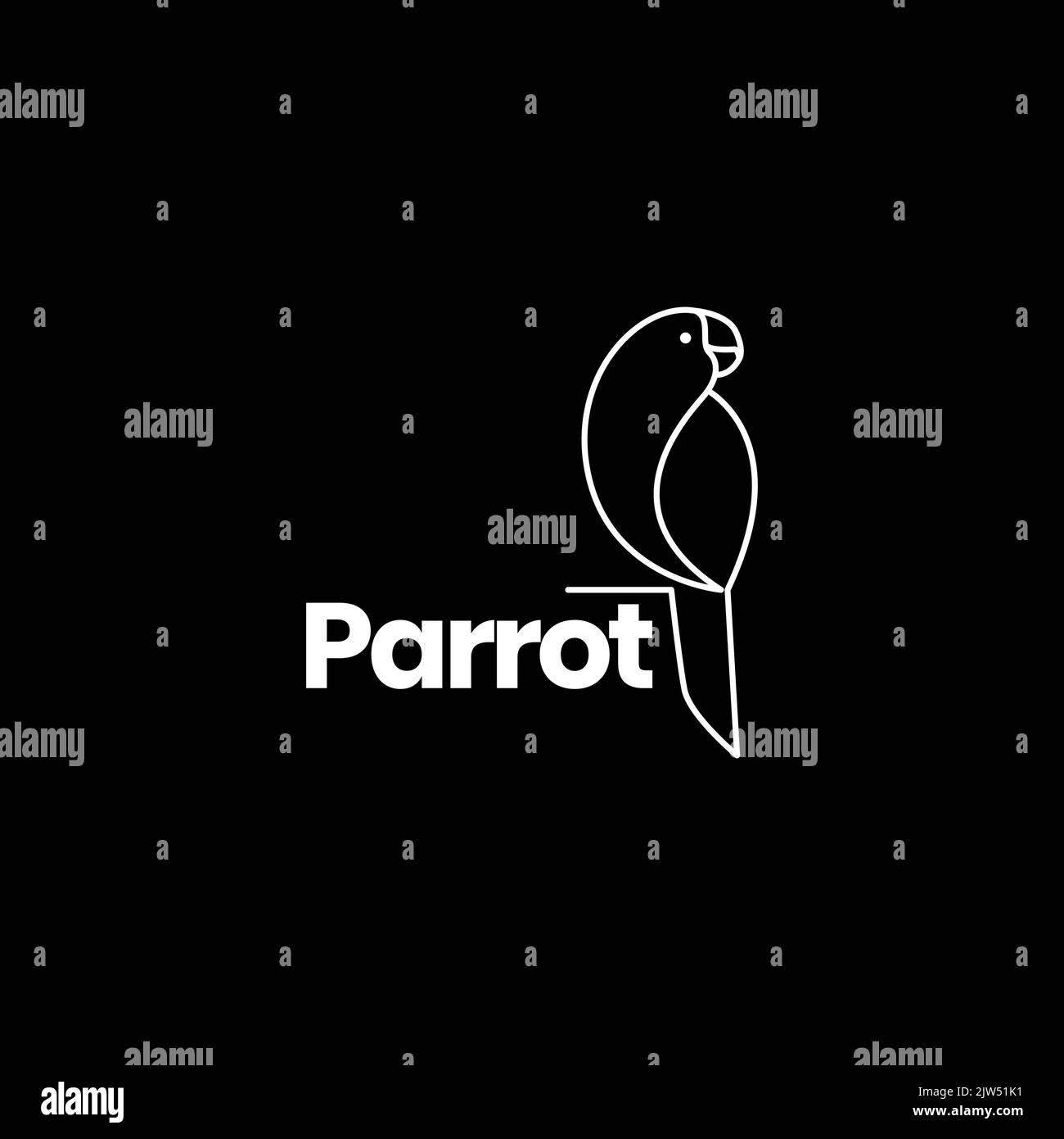 Minimal line sketch bird Black and White Stock Photos & Images - Alamy