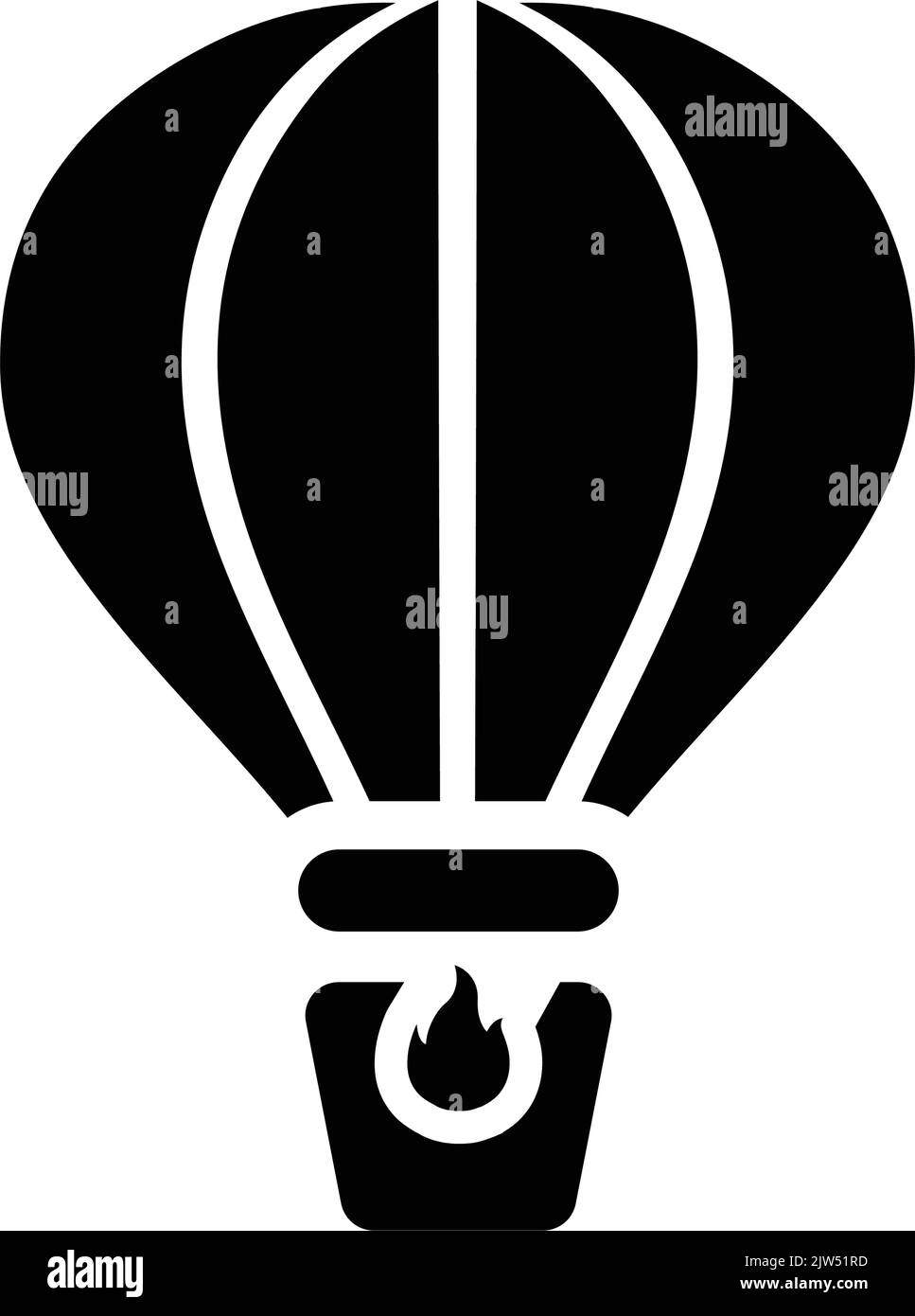 Hot, air, balloon icon - Simple editable vector EPS file Stock Vector ...