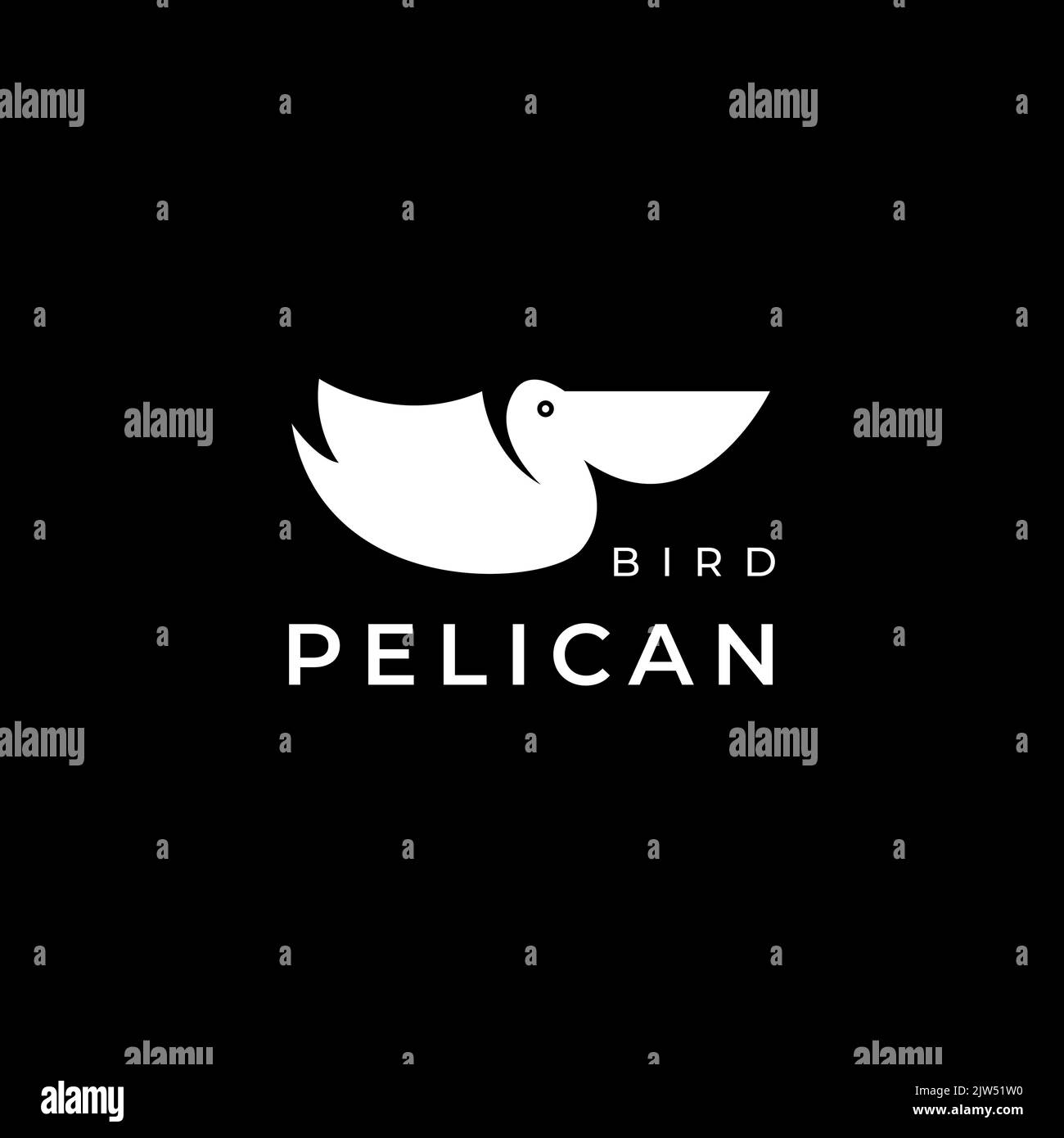 pelican paper logo design vector Stock Vector Image & Art - Alamy
