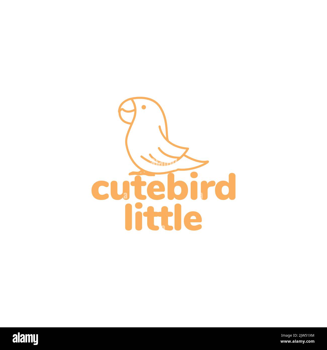 little lovebird lines art logo design Stock Vector Image & Art - Alamy