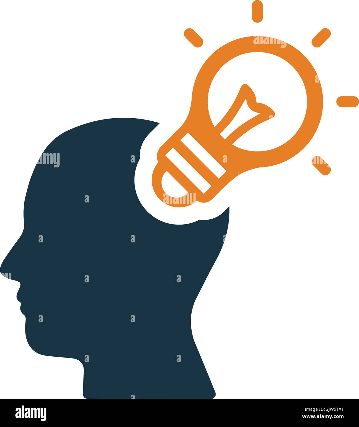 Idea, innovation, thought icon - Simple editable vector EPS file Stock ...