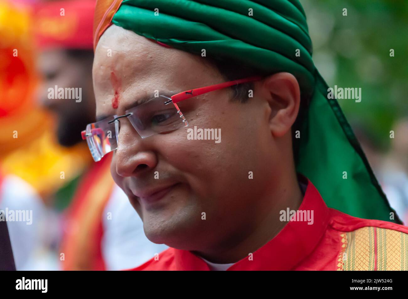 Glasgow, Scotland, UK. 3rd September, 2022. The Hindu Festival of ...