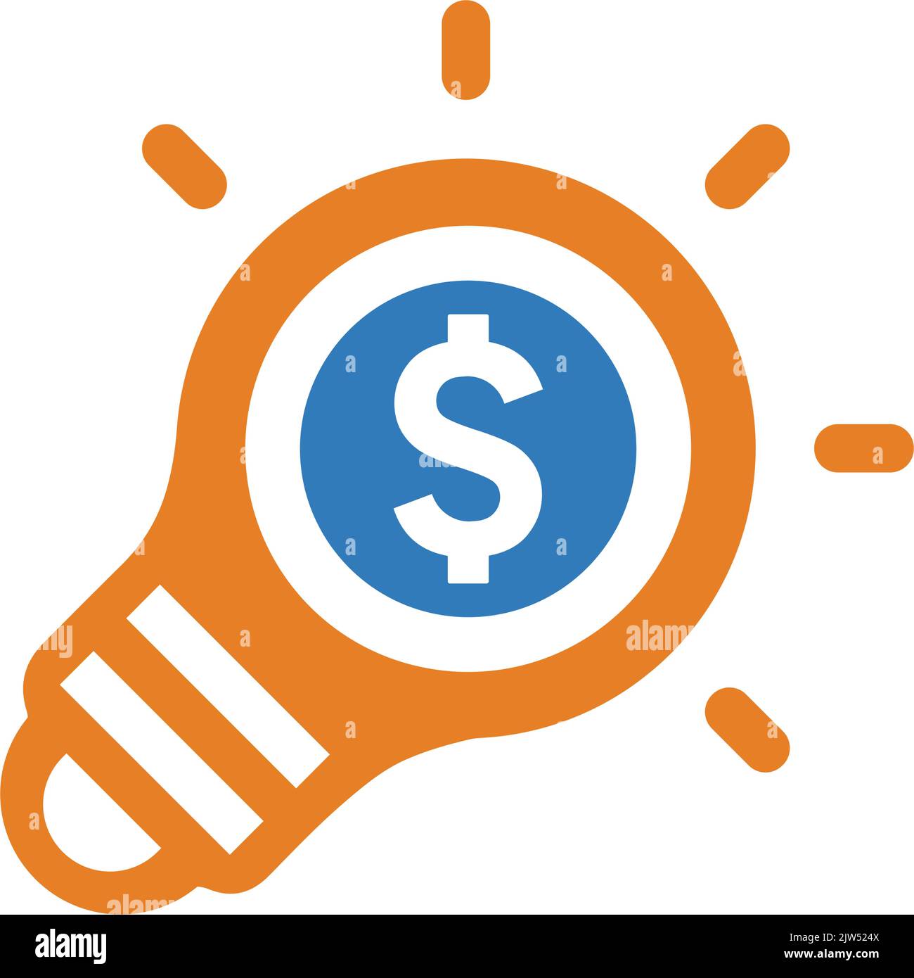 Ideas, money icon - Simple editable vector EPS file Stock Vector Image ...