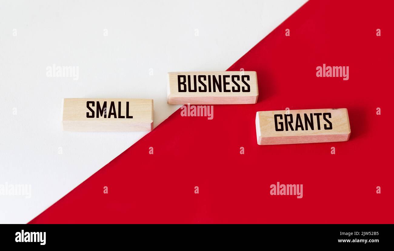 Small business grant symbol. Conceptual words Small Business Grant on ...
