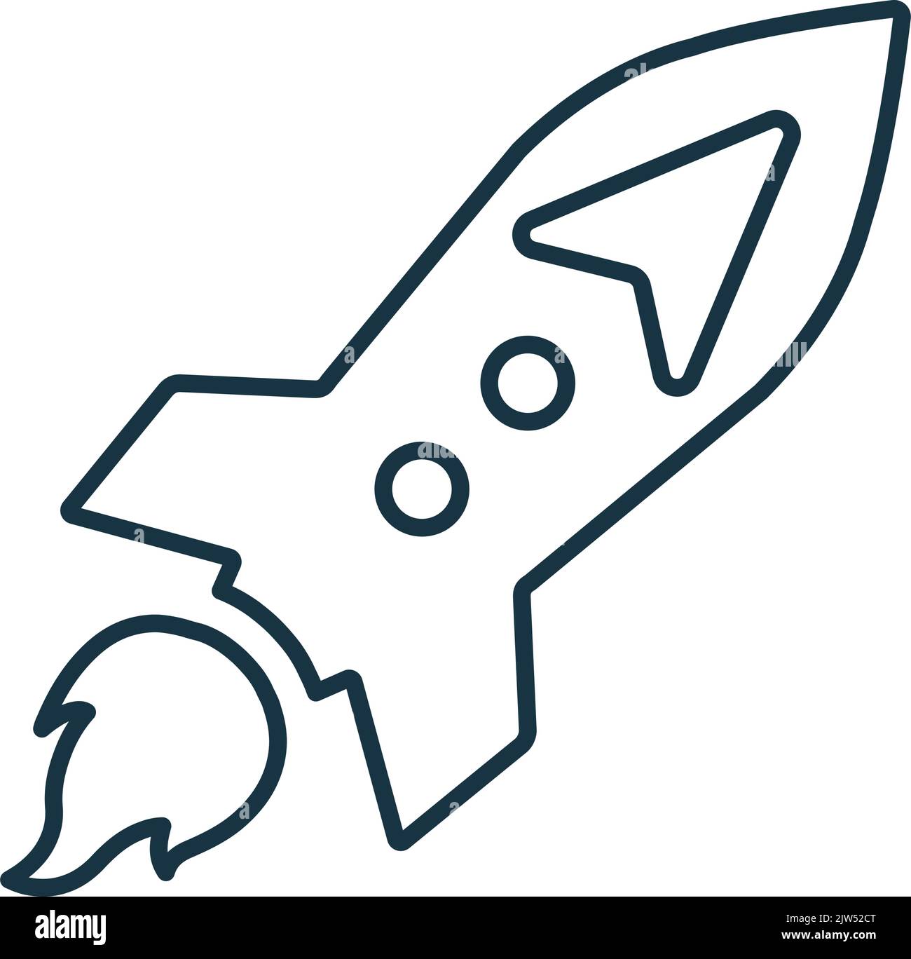 Launch, missile, startup icon - Vector EPS file. Perfect use for print ...