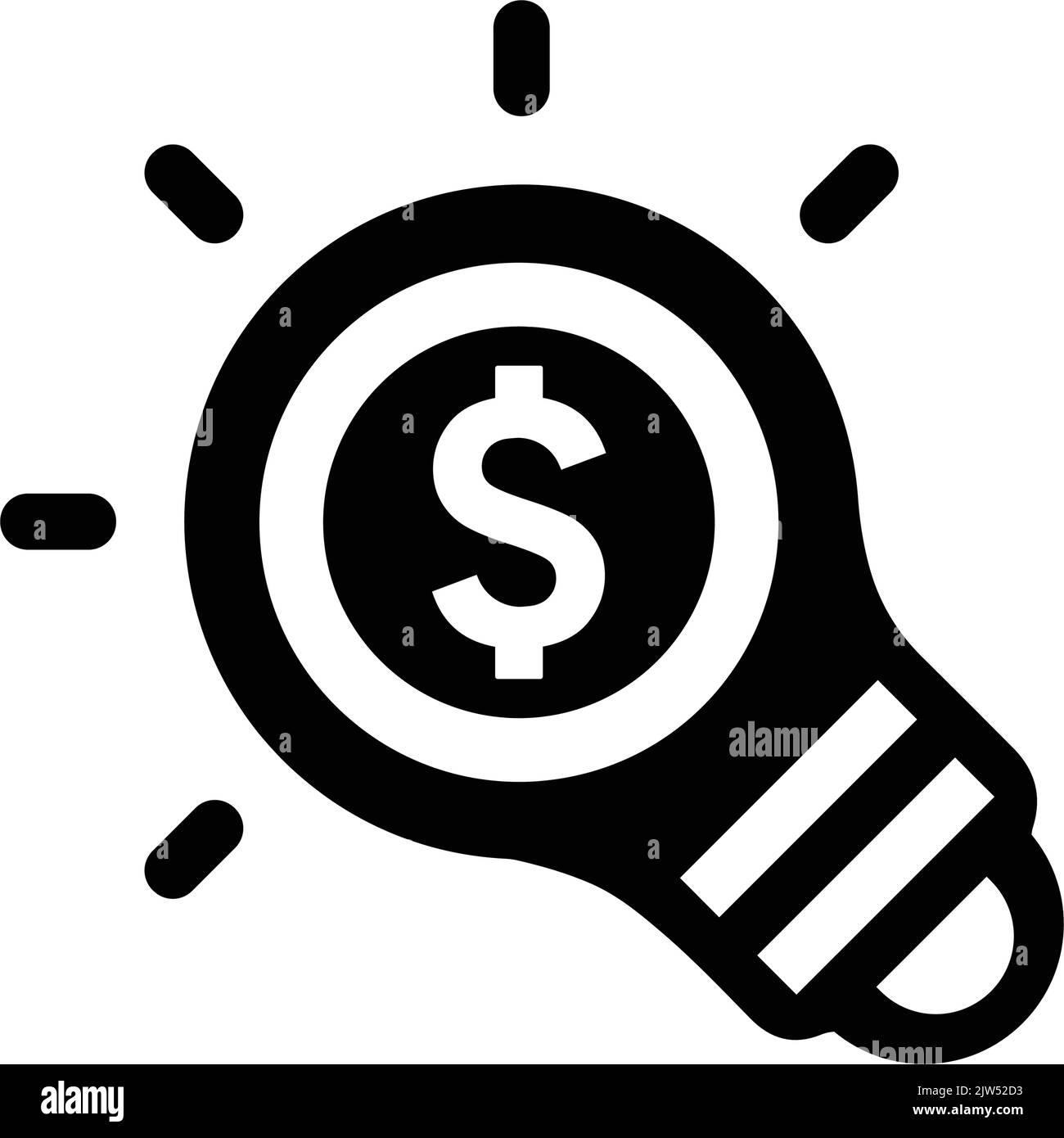 Ideas, money icon - Simple editable vector EPS file Stock Vector Image ...