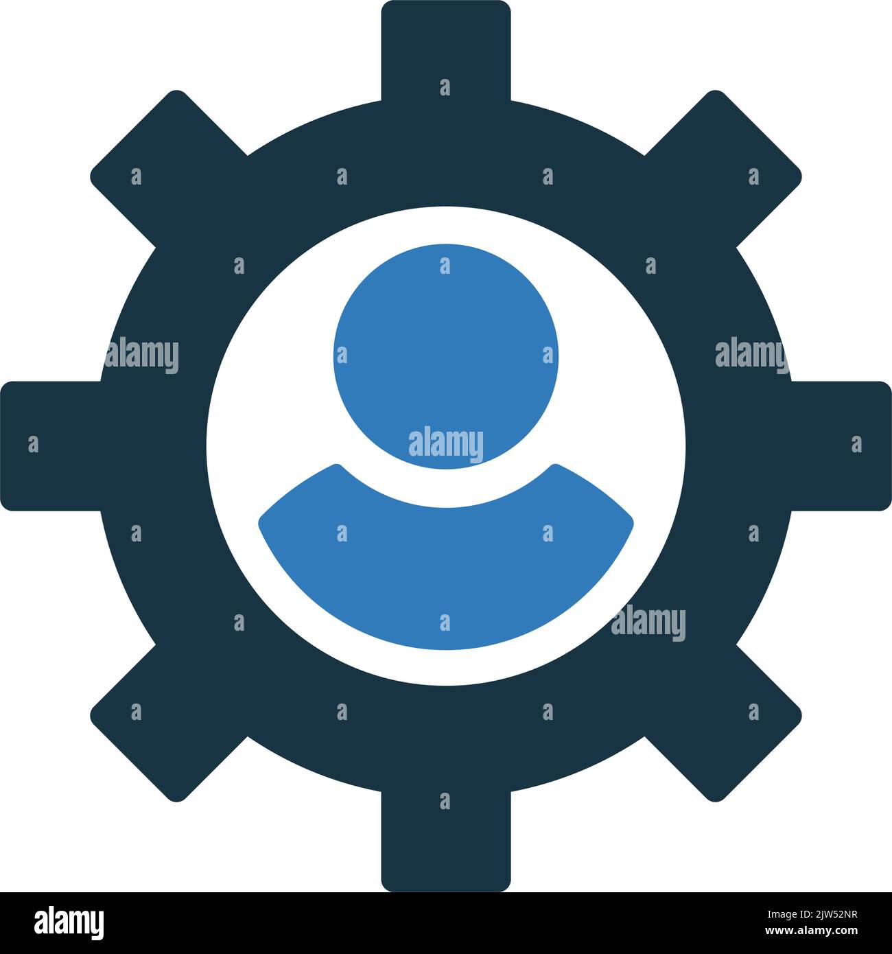 Human, setting, settings icon - Simple editable vector EPS file Stock ...