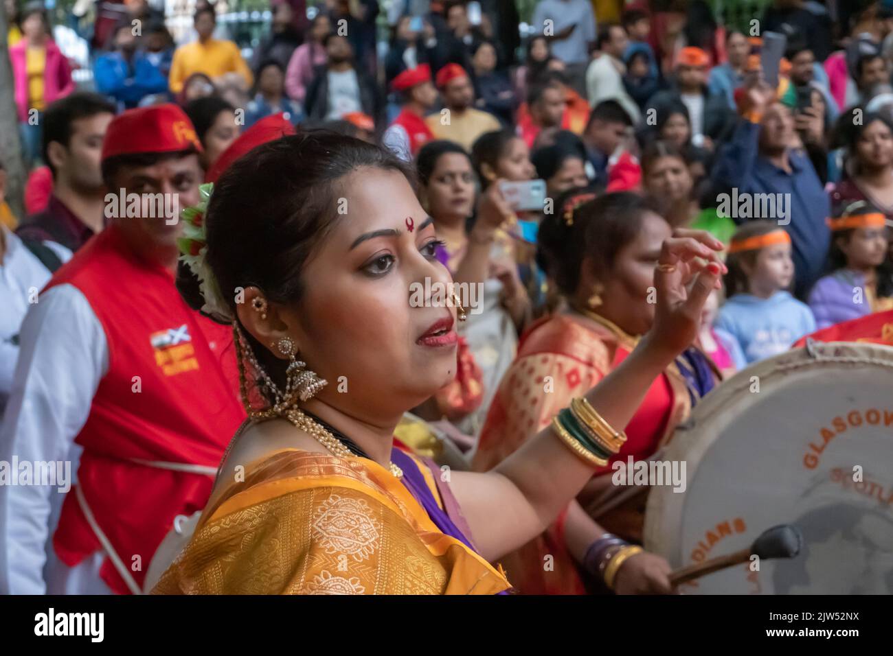Glasgow, Scotland, UK. 3rd September, 2022. The Hindu Festival of ...