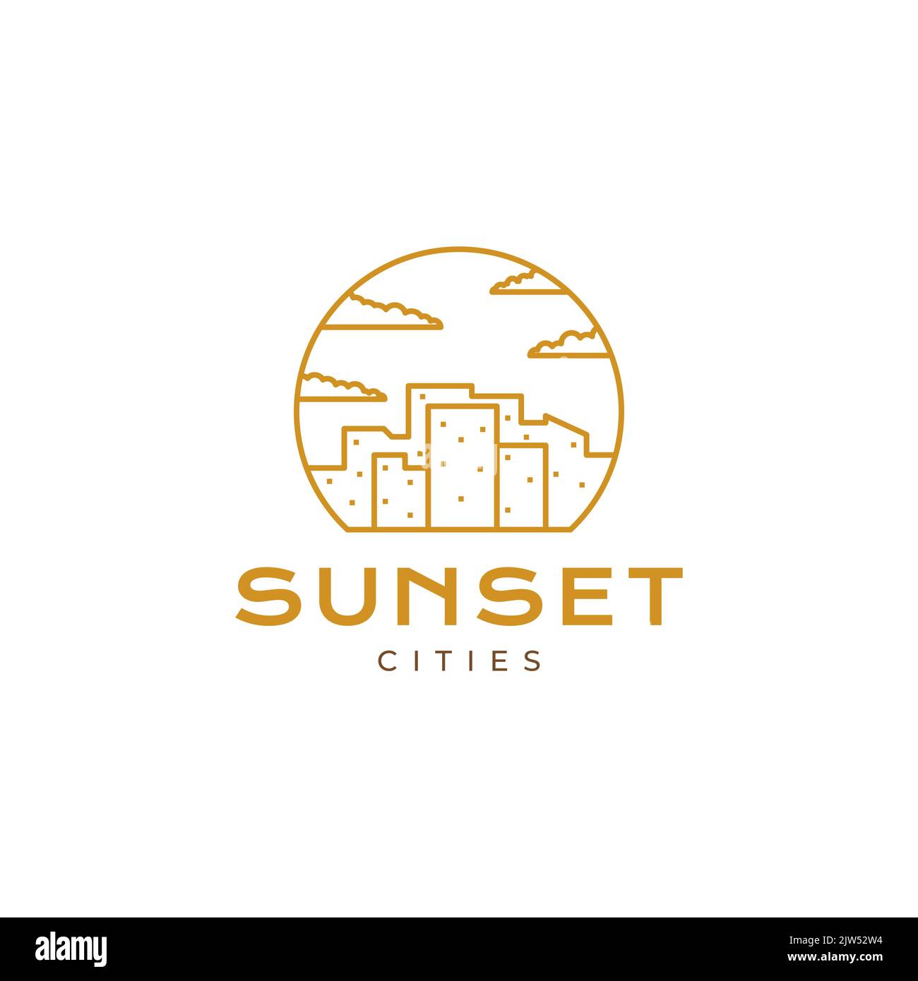 Sunset sky panorama dramatic Stock Vector Images - Alamy