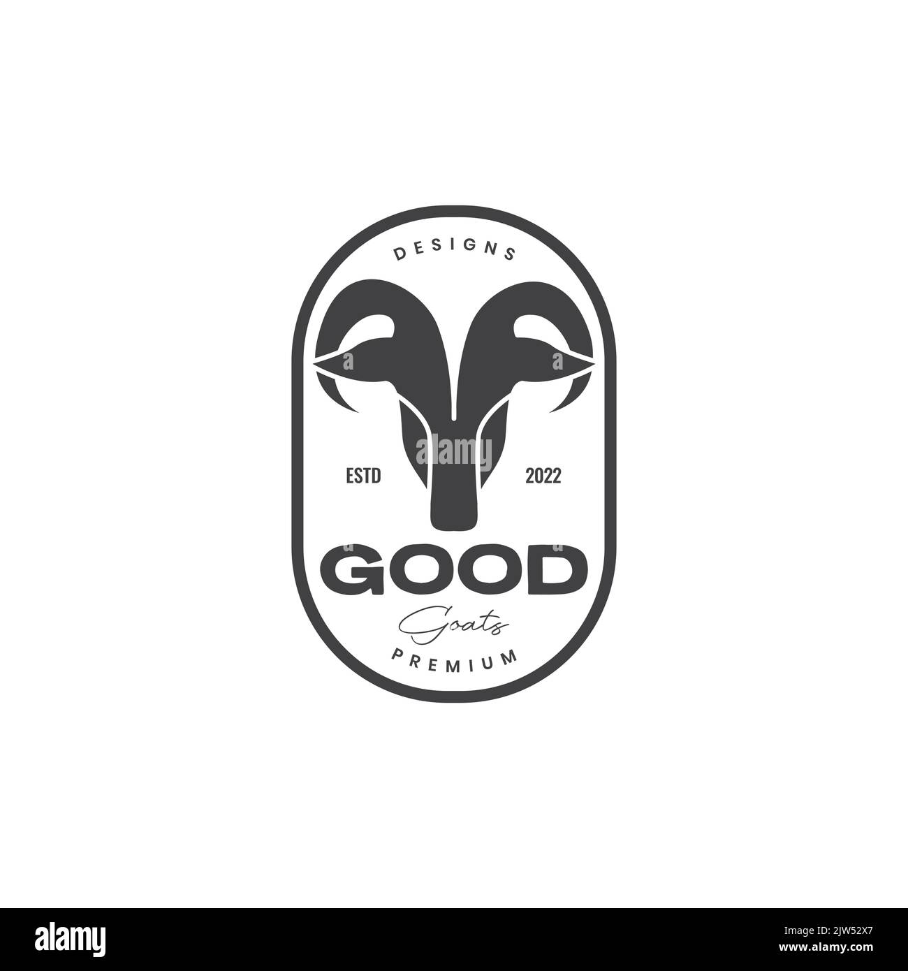 Caprinae capra Stock Vector Images - Alamy