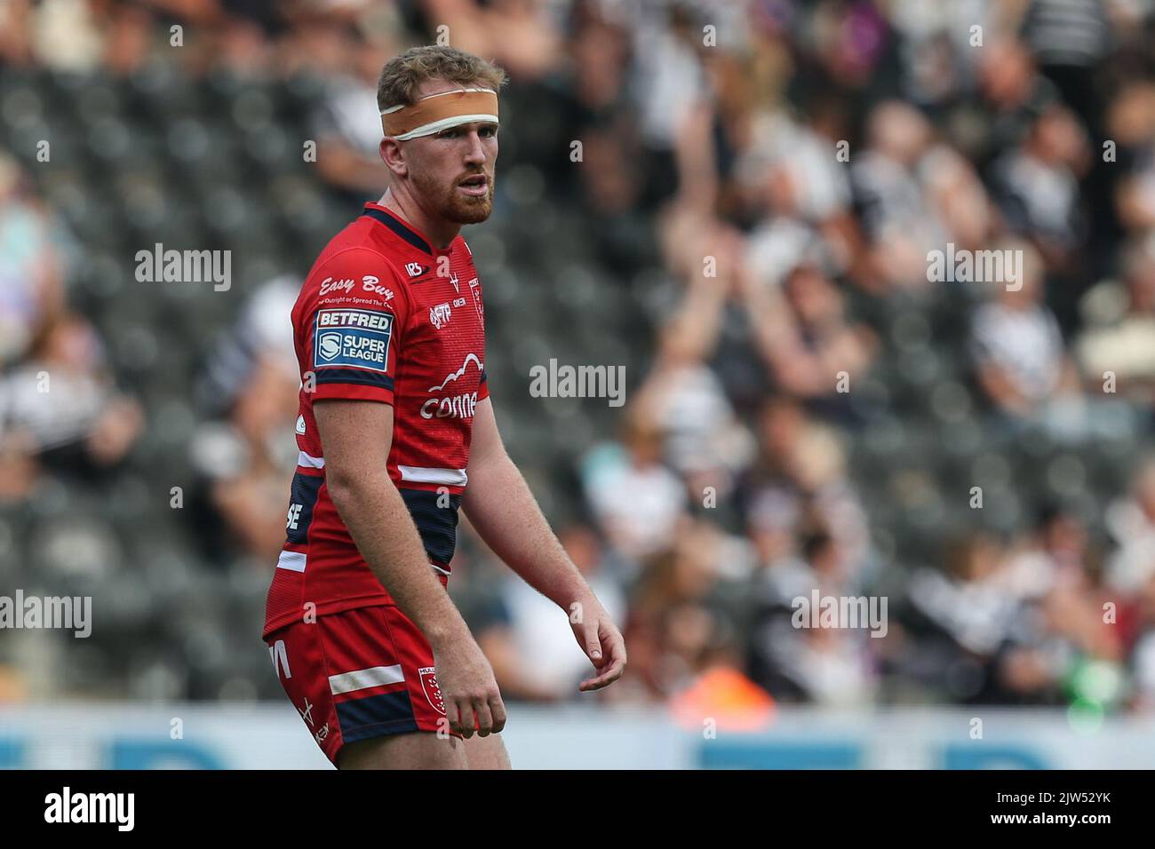 Rowan Milnes #21 of Hull KR during the Betfred Super League match Hull ...