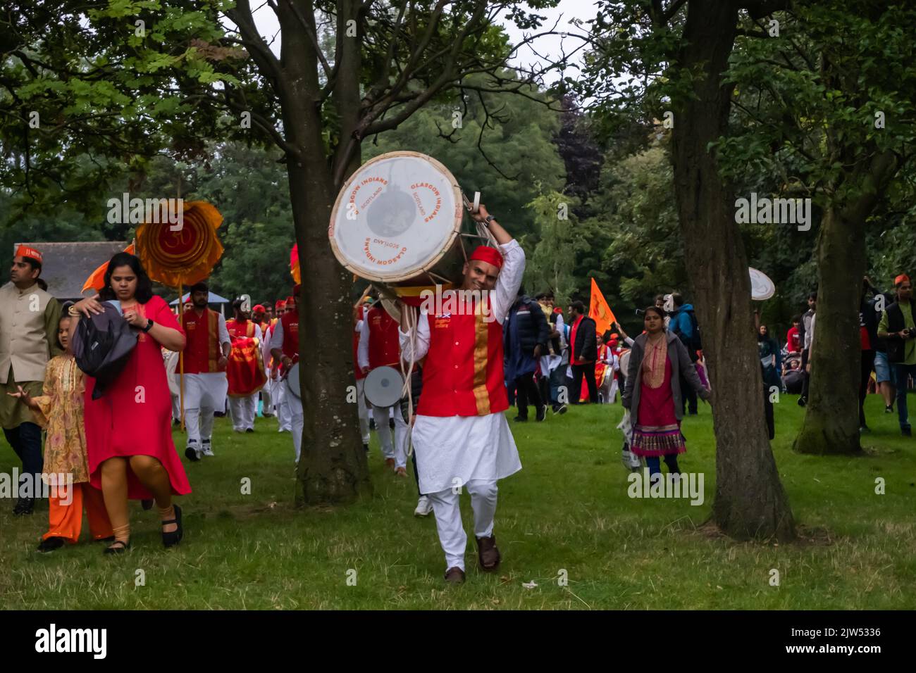 Glasgow, Scotland, UK. 3rd September, 2022. The Hindu Festival of ...