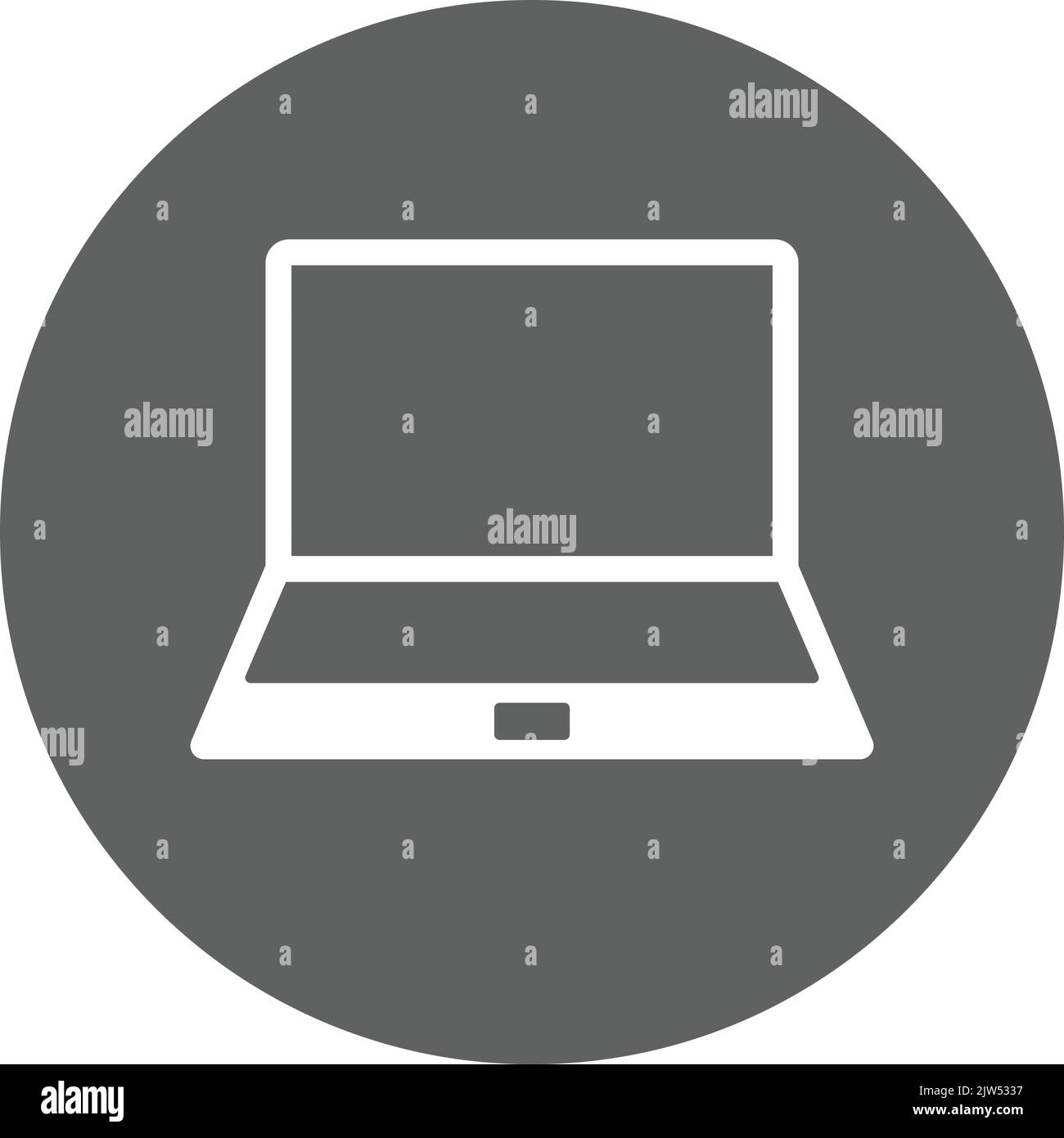 Laptop, screen icon - Vector EPS file. Perfect use for print media, web ...