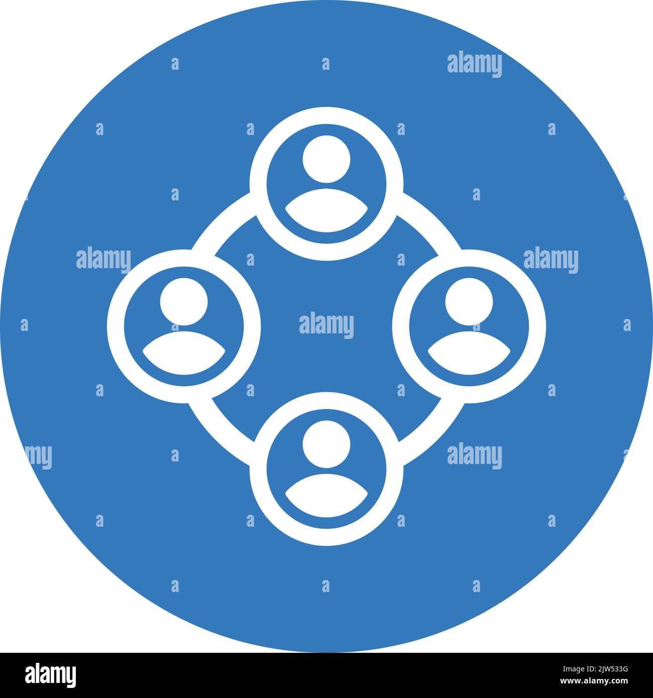 Collaboration icon Stock Vector Images - Alamy
