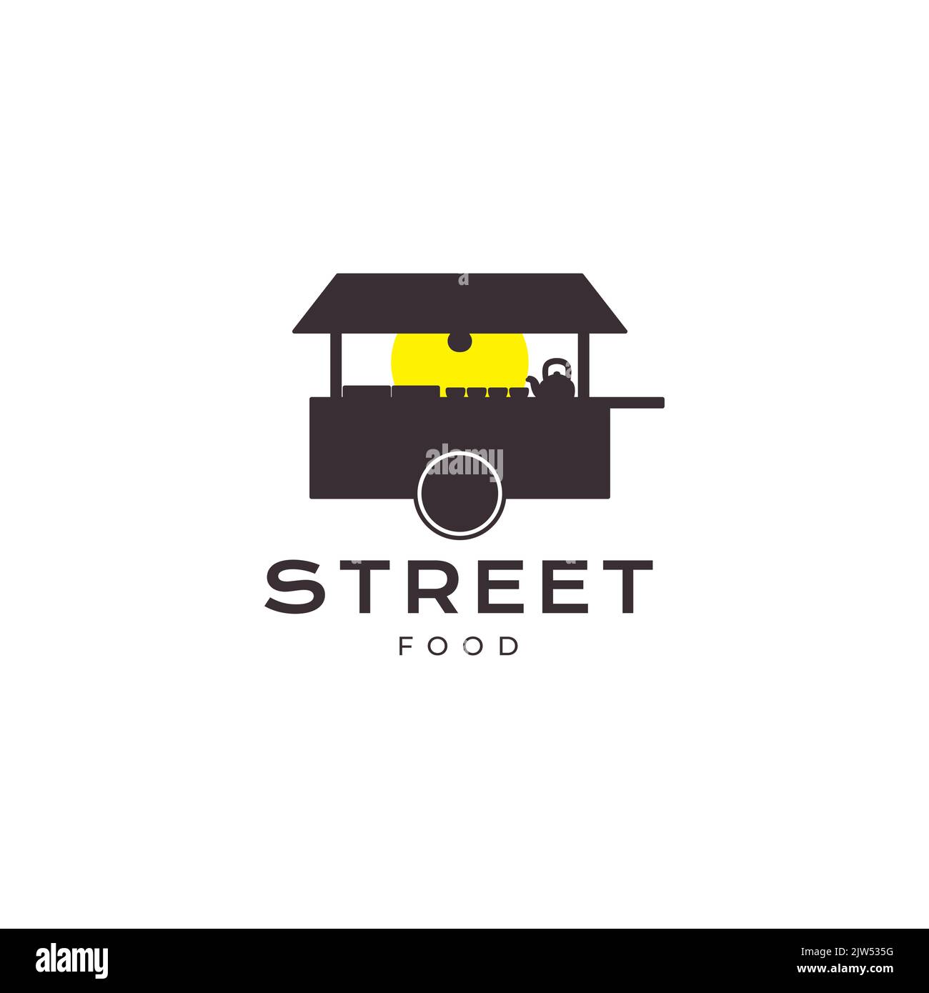 Street dinner night Stock Vector Images - Alamy