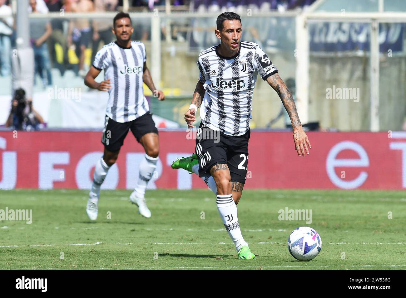 3rd September 2022; Angel Di Maria of Juventus during Serie A Match at ...