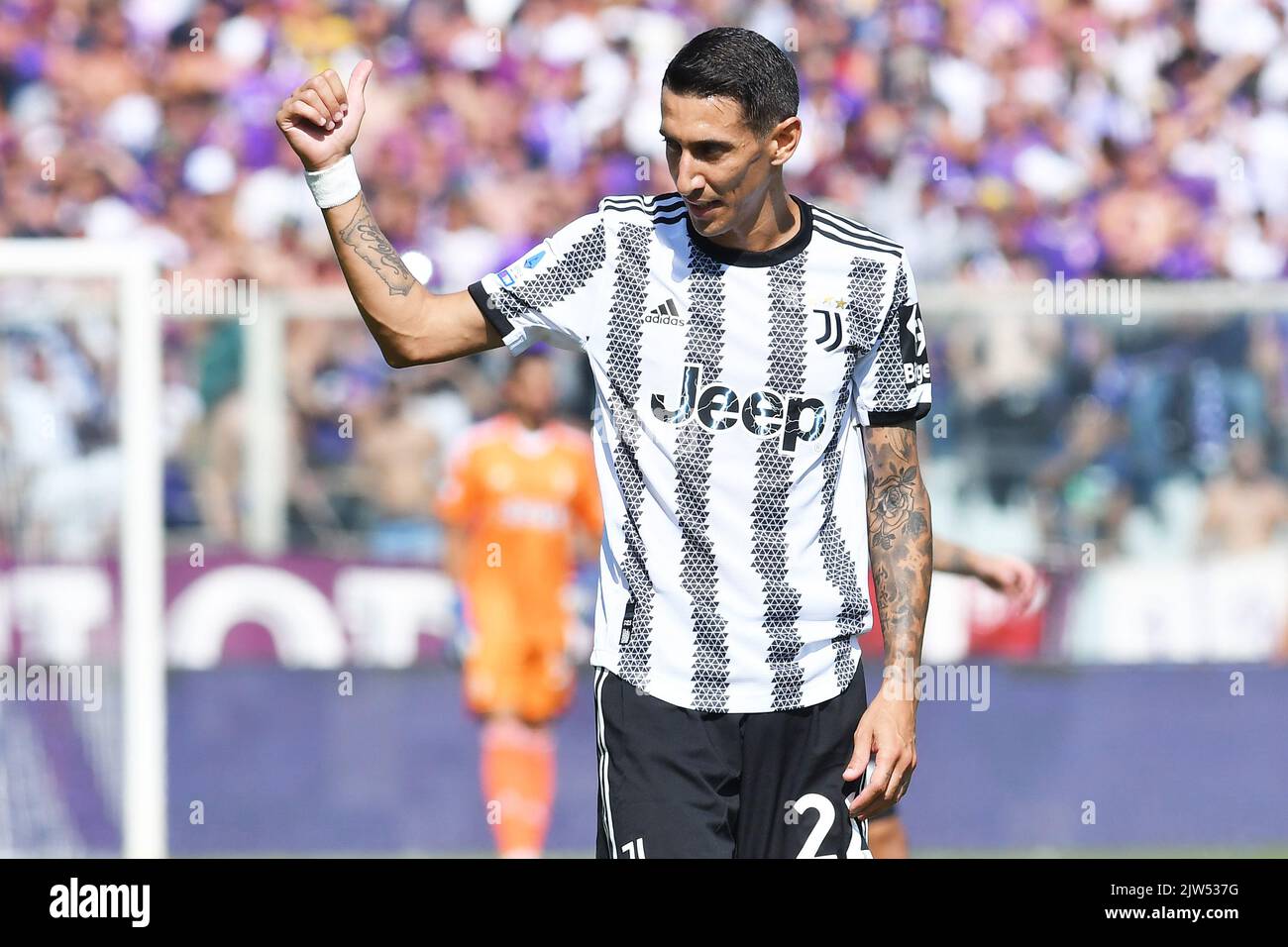 3rd September 2022; Angel Di Maria of Juventus during Serie A Match at ...