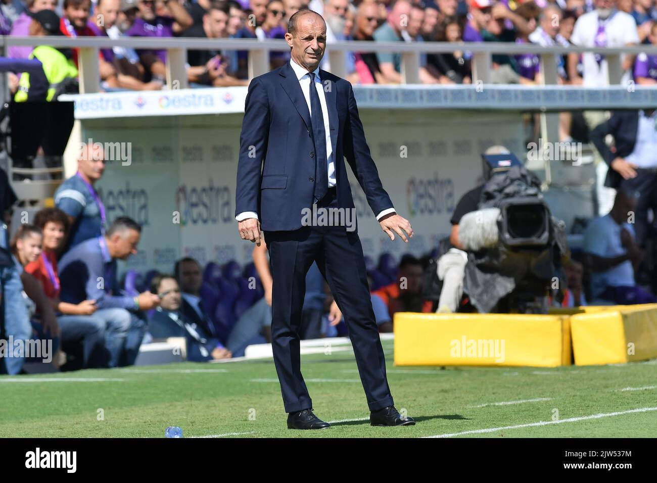 3rd September 2022; Juventus trainer Massimiliano Allegri during Serie ...