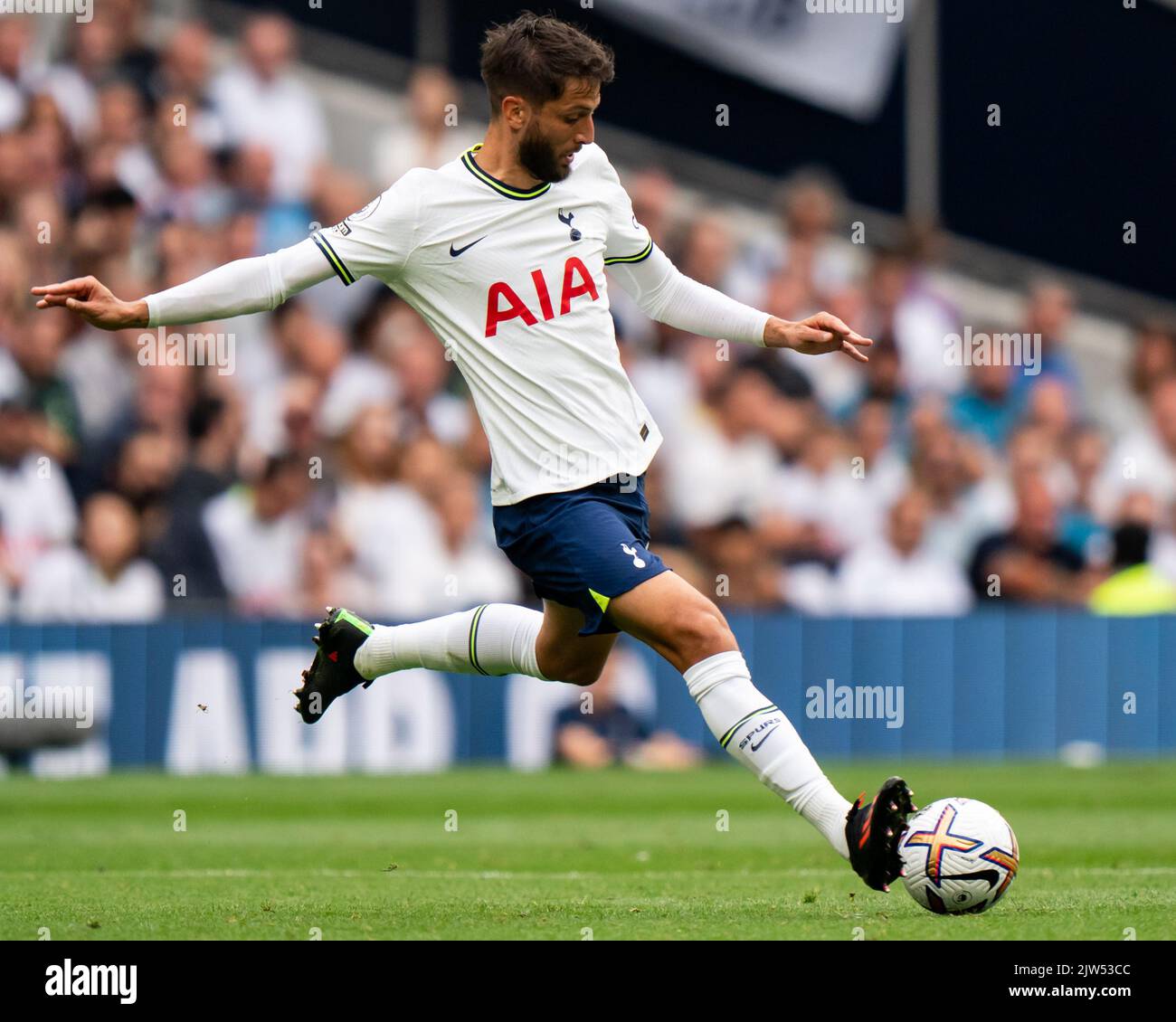 Rodrigo Bentancur #30 of Tottenham Hotspur during the Premier League ...