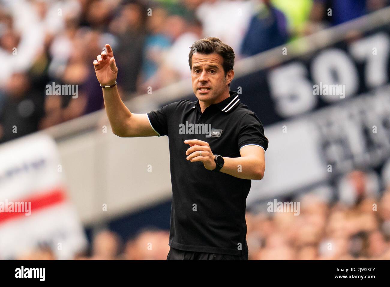 Marco Silva Manager of Fulham during the Premier League match Tottenham ...