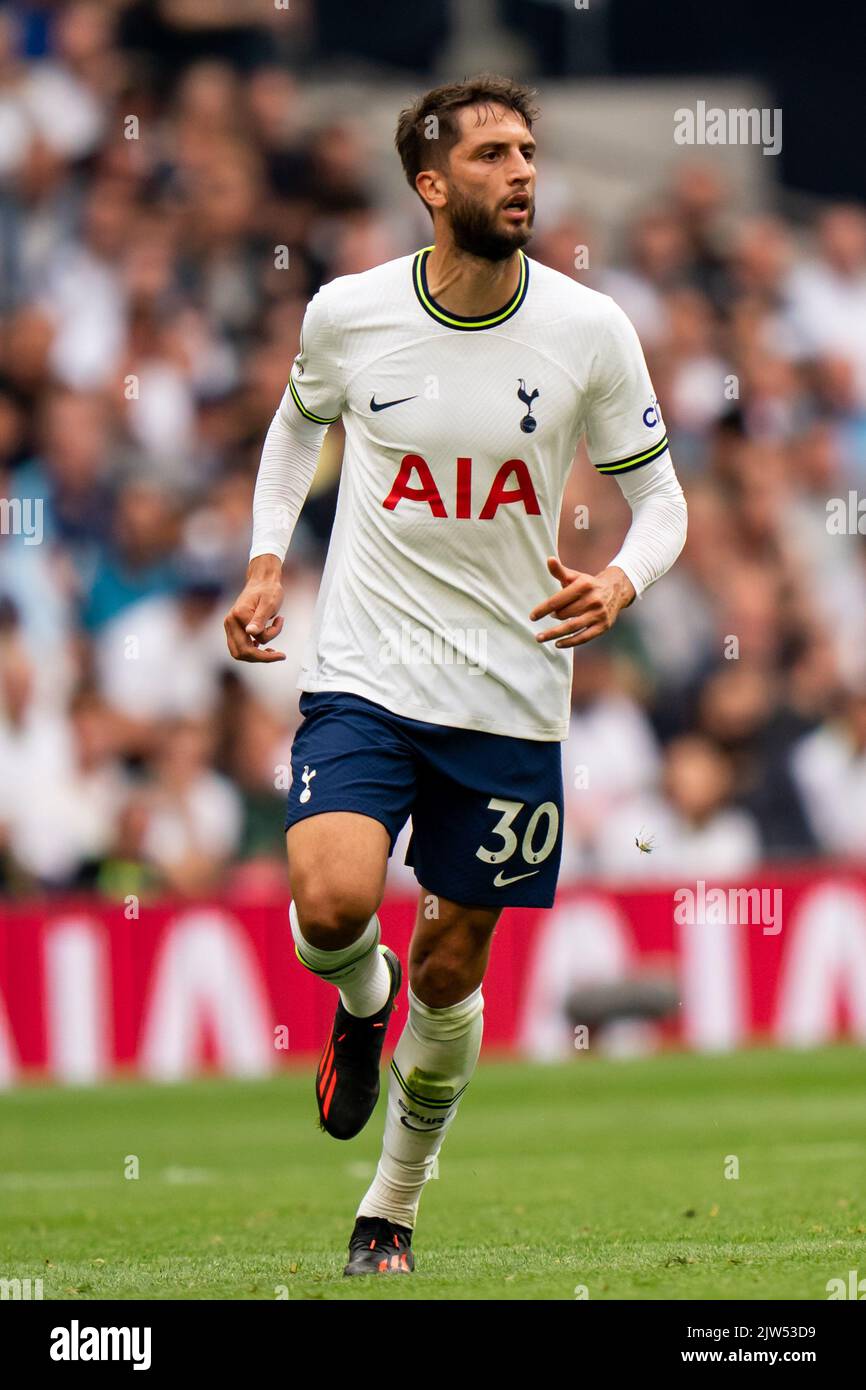 Rodrigo Bentancur #30 of Tottenham Hotspur during the Premier League ...