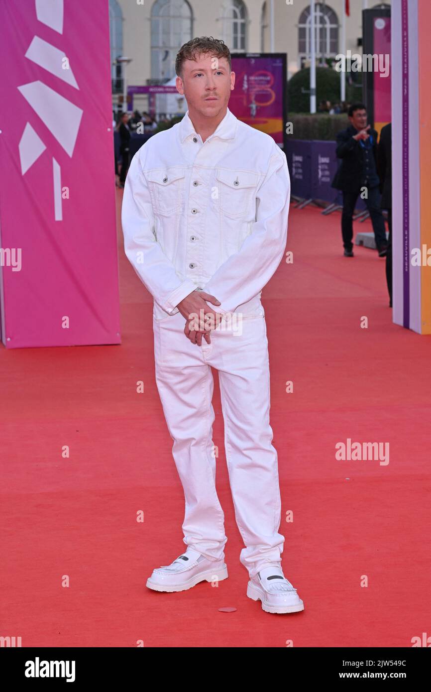 Eddy de Pretto attends the screening of Armageddon Time during the 48th ...