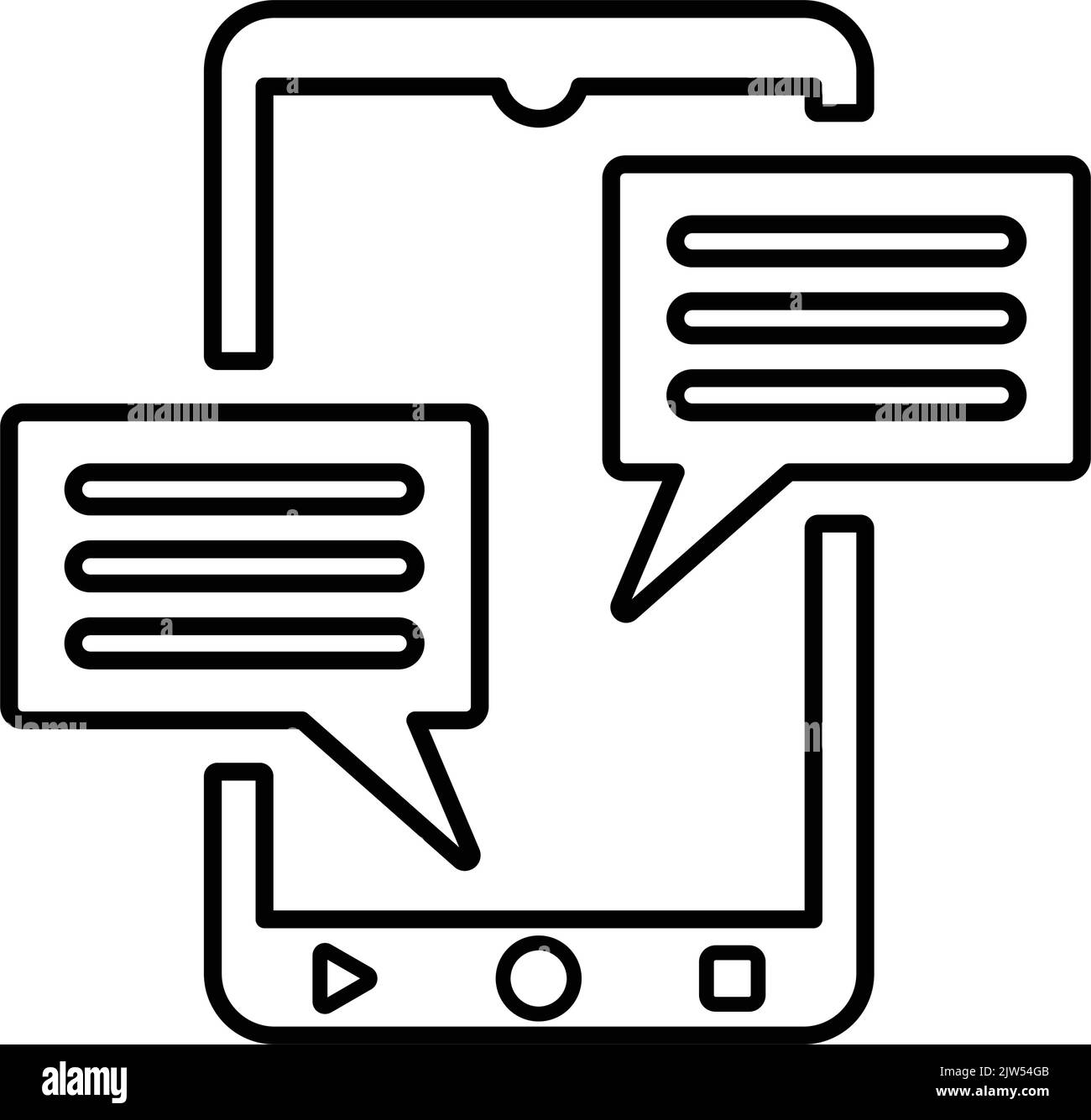 Message, mobile, chat, comment icon - Use for commercial purposes ...