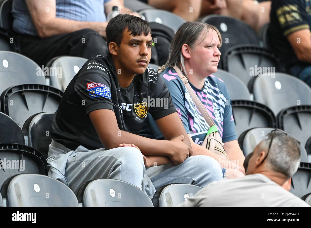 Hull FC fans during the Betfred Super League match Hull FC vs Hull KR ... Hull FC fans during the Betfred Super League match Hull FC vs Hull KR ...