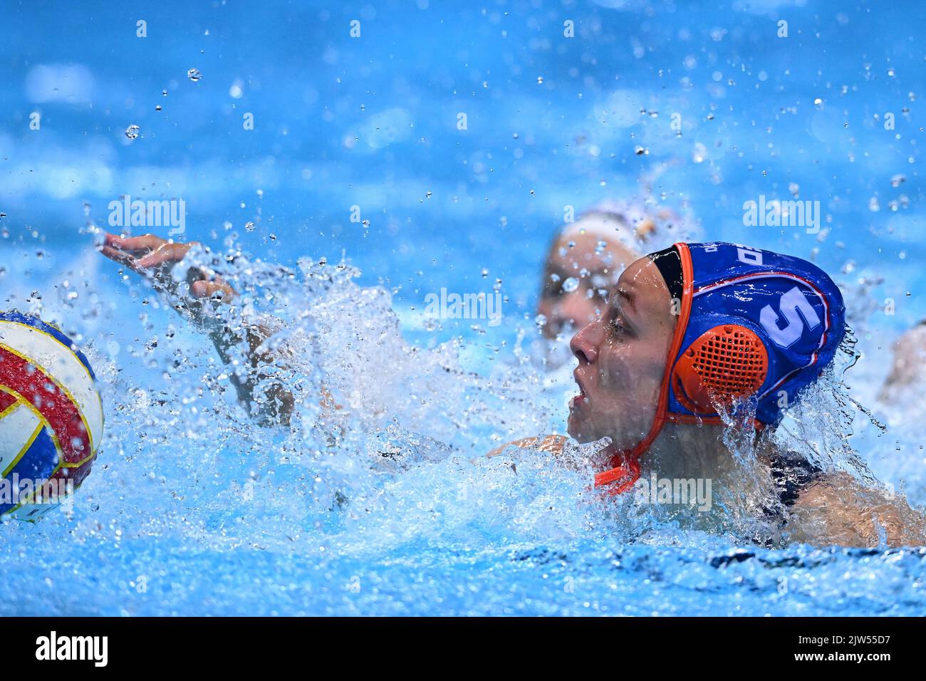 SPLIT, CROATIA - SEPTEMBER 3: Maartje Keuning of Netherlands in action ...