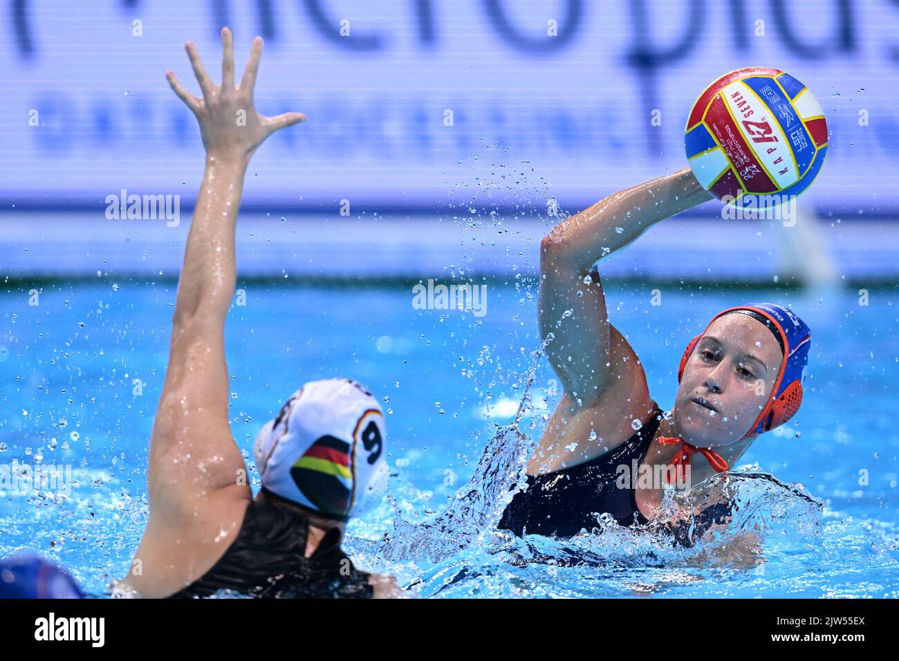 SPLIT, CROATIA - SEPTEMBER 3: Rozanne Voorvelt of Netherlands in action ...