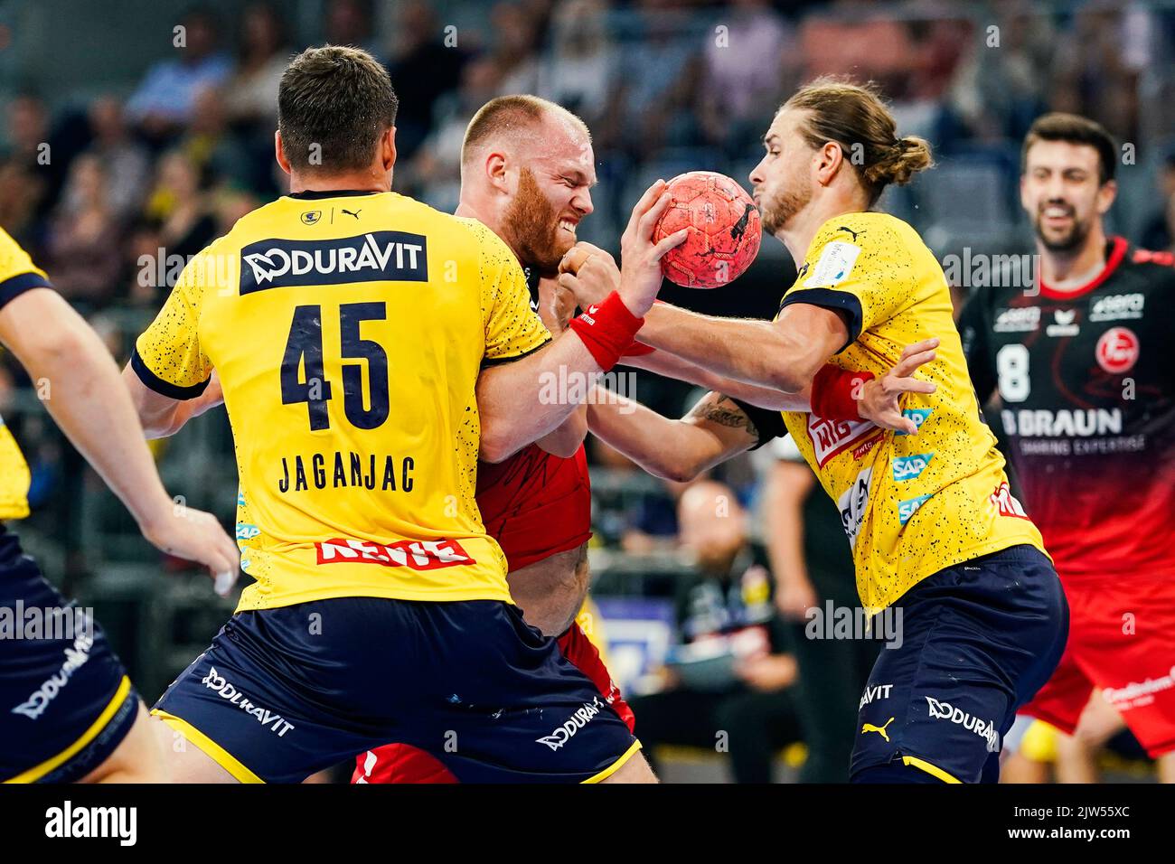 Mannheim, Germany. 03rd Sep, 2022. Handball: Bundesliga, Rhein-Neckar ...