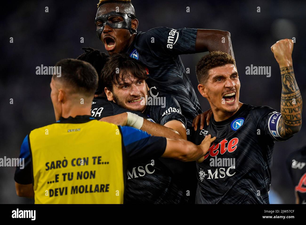 Roma, Italy. 03rd Sep, 2022. Khvicha Kvaratskhelia of SSC Napoli ...
