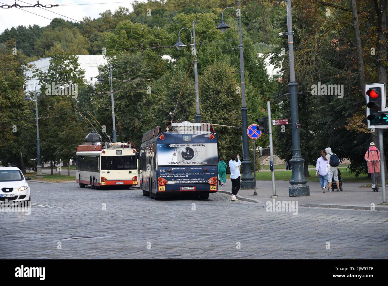 Solaris Trollino trolleybus Stock Photo - Alamy